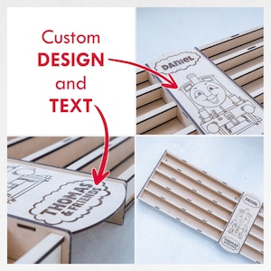 Train Display Case Wood, Train Display Shelf, Train Shelf, Train Rack ...
