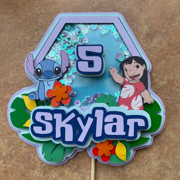 Stitch Cake Topper 3d - Etsy UK