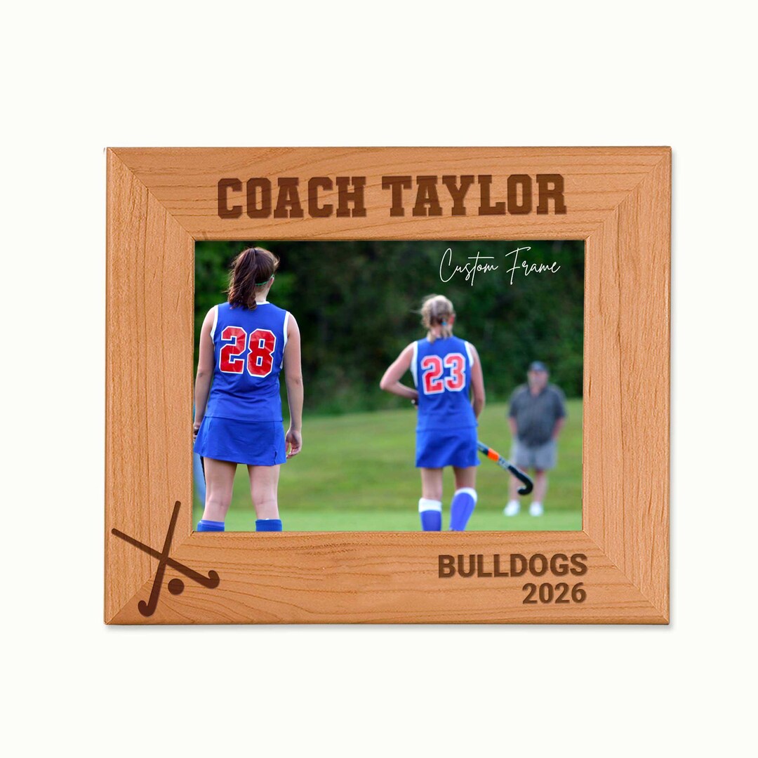 Personalized Field Hockey Coach Gift, Field Hockey Coach Picture Frame ...