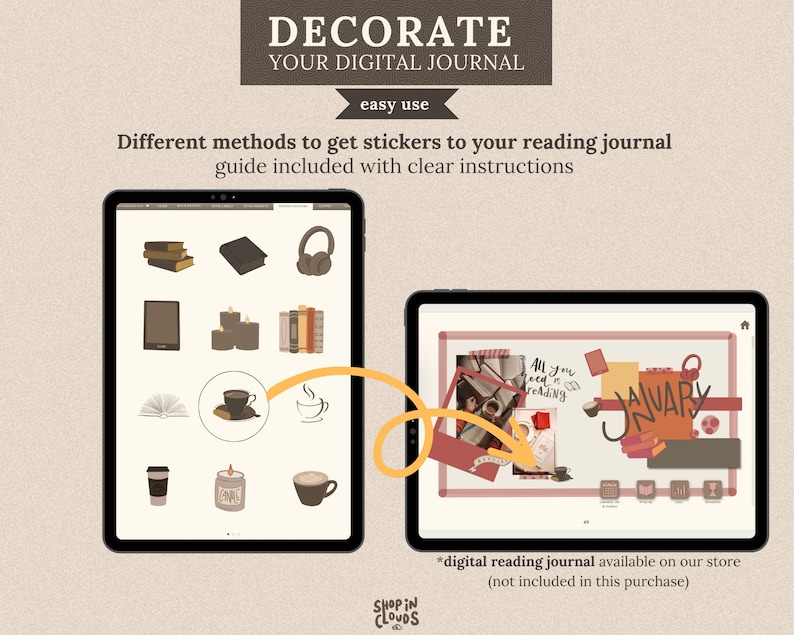 Digital Reading Stickers, Reading Sticker Book, Stickers Reading ...