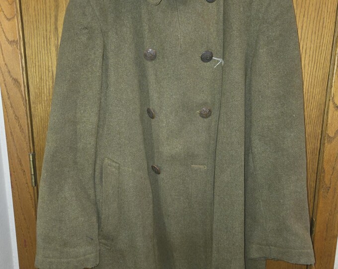 Original WW1 US Army Enlisted Overcoat Size 38 - Etsy