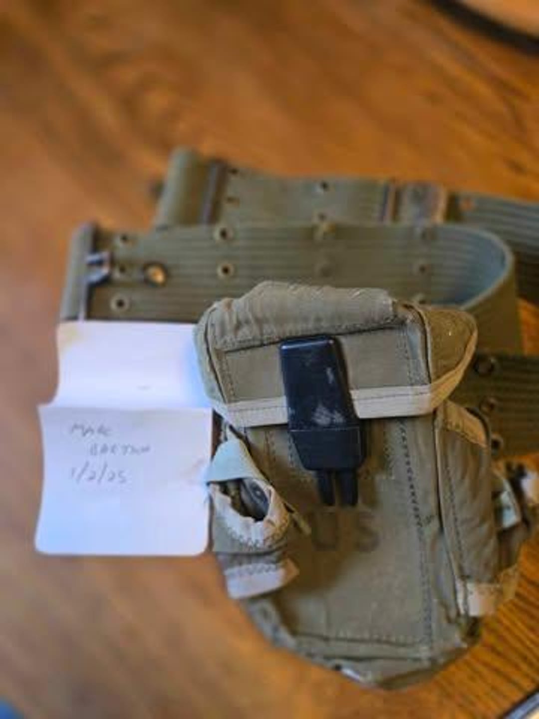 USGI M-36 Pistol Belt and One LC1 Magazine Pouch - Etsy