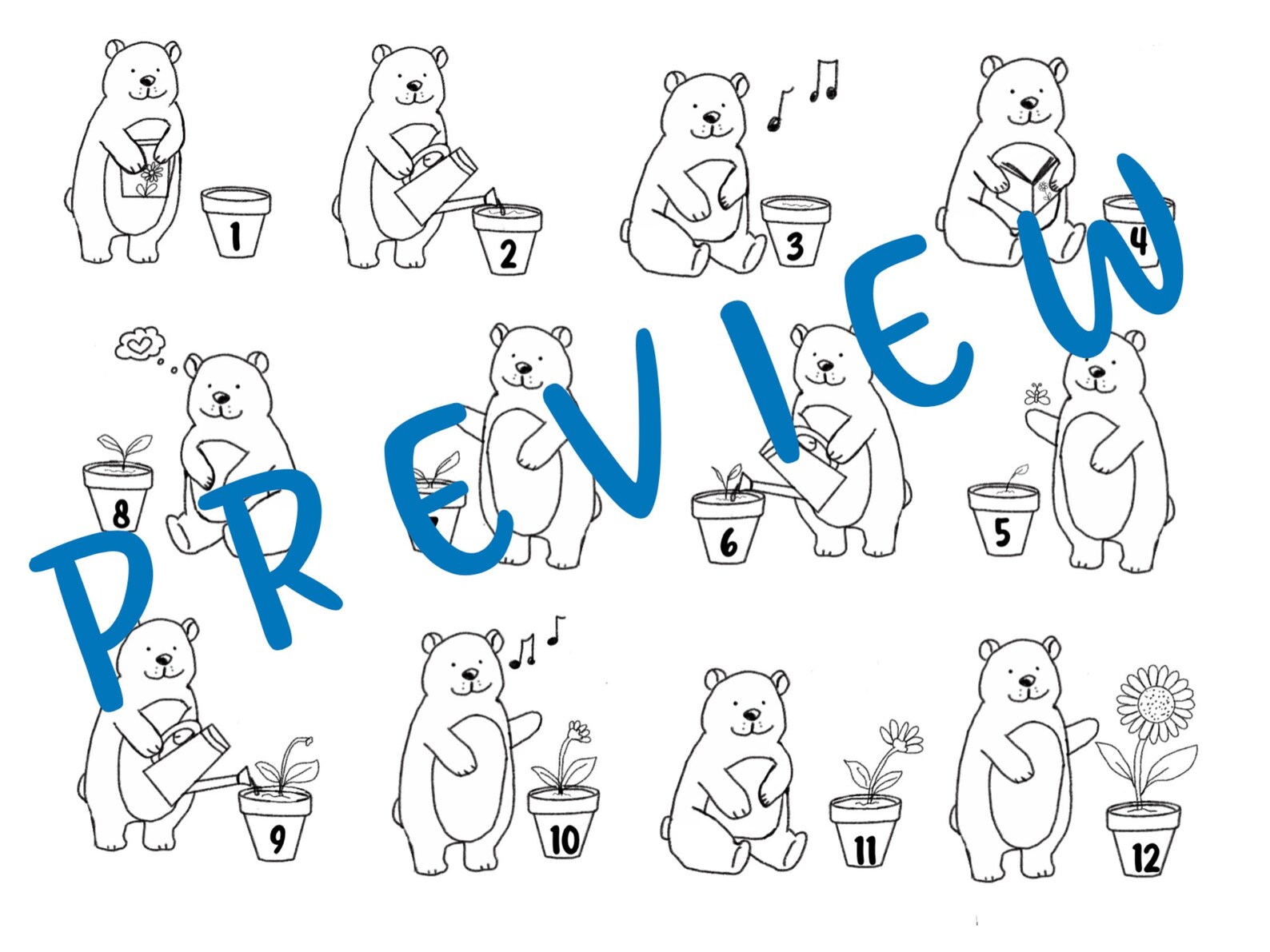 14 Play Therapy Countdown Charts (includes 2x6session Sheets, 1X ...