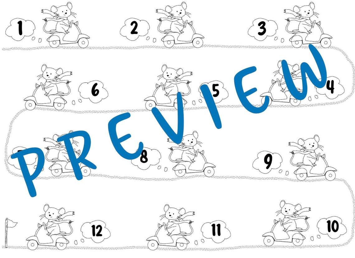 14 Play Therapy Countdown Charts (includes 2x6session Sheets, 1X ...