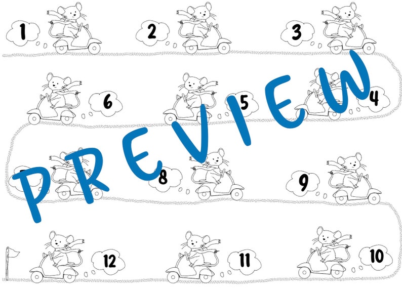 14 Play Therapy Countdown Charts (includes 2x6session Sheets, 1X ...