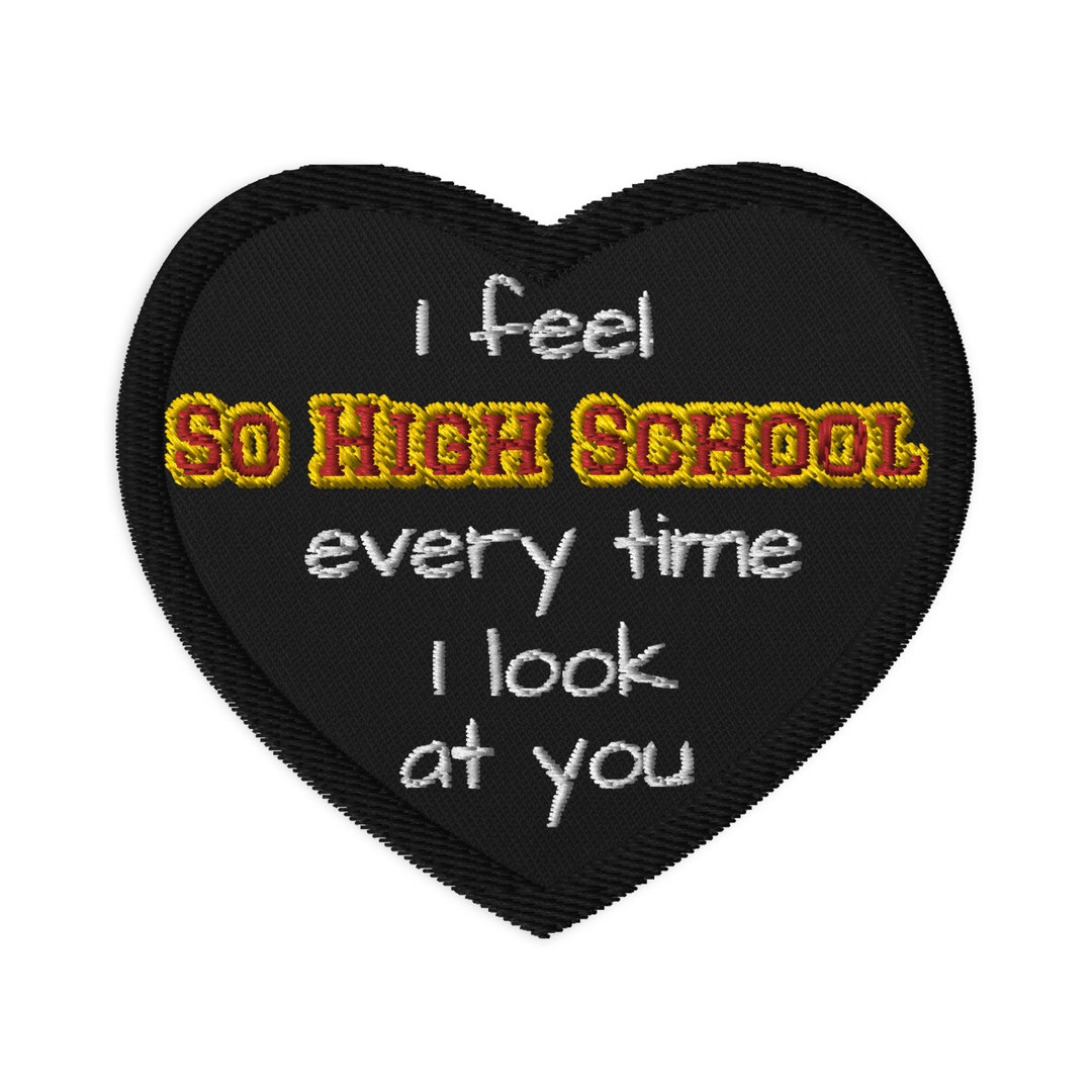 SO High School, TTPD, Embroidered Iron-on Patch Inspired by the Eras ...