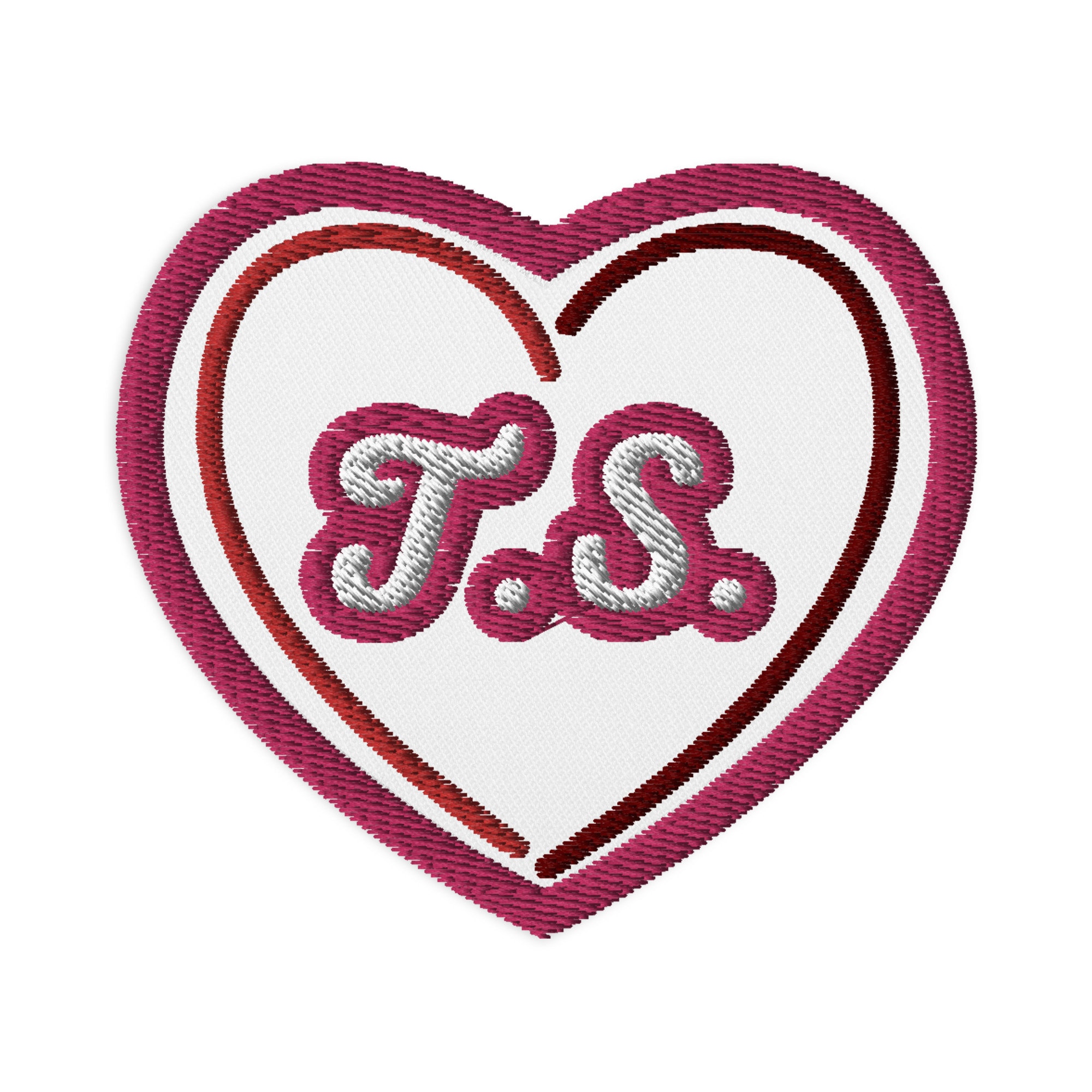 TS Heart Iron-on Embroidered Patch Inspired by Ears Tour - Etsy