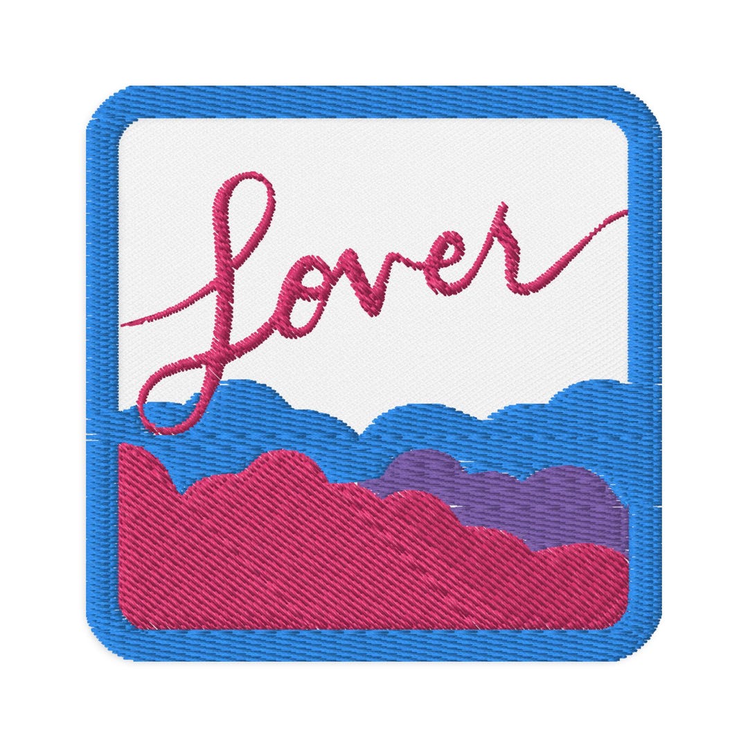 Lover Album Iron-on Embroidered Patch Inspired by the Eras Tour, Swiftie Gift - Etsy