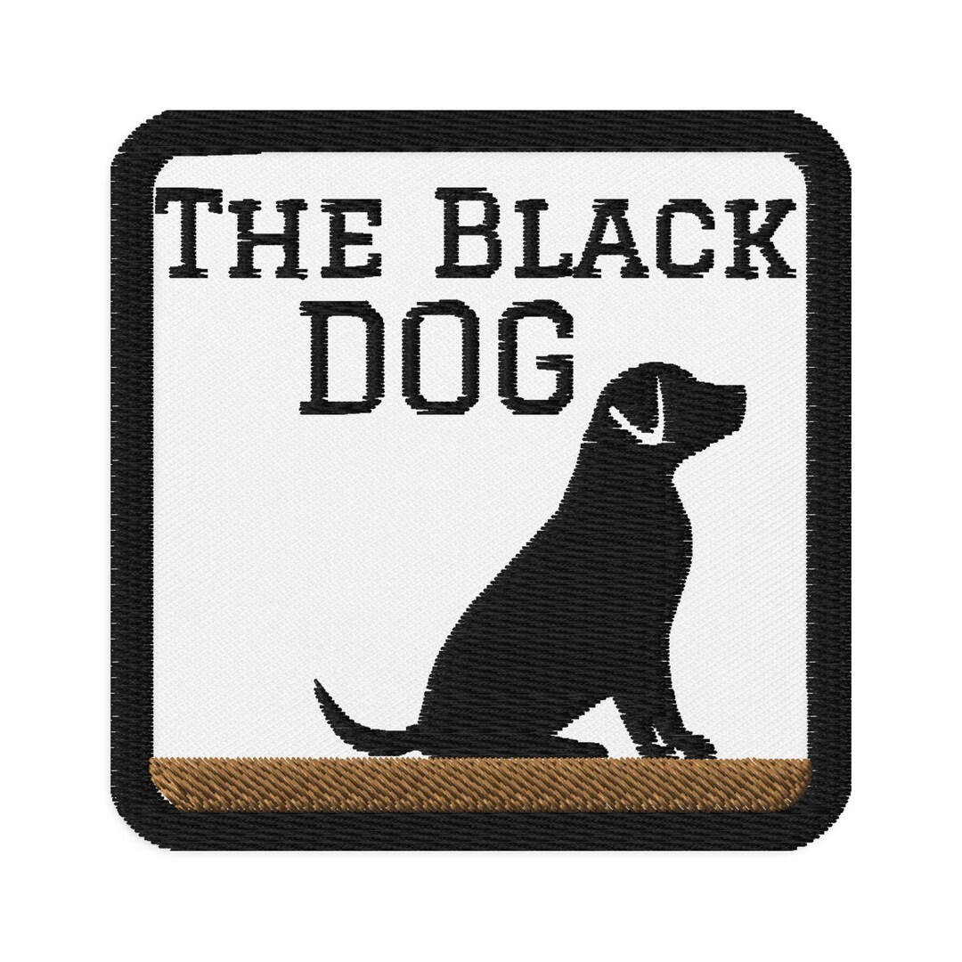 The Black Dog, TTPD, the Tortured Poets Department, Embroidered Patch ...
