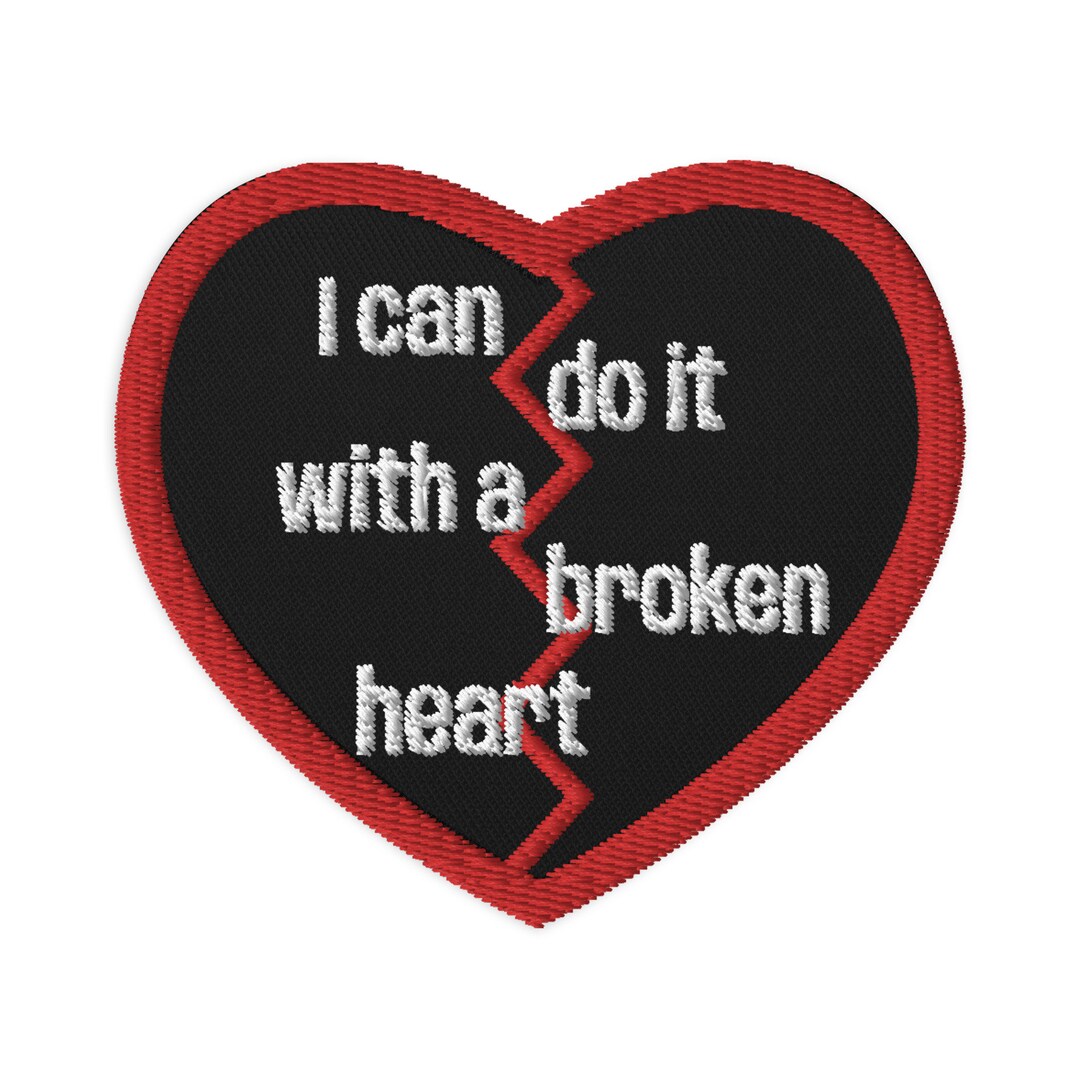 I Can Do It With a Broken Heart, TTPD, Embroidered Iron-on Patch ...