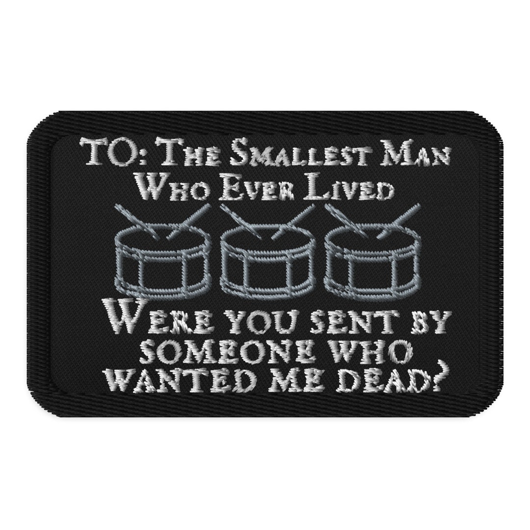 The Smallest Man Who Ever Lived, TTPD, Embroidered Iron-on Patch ...