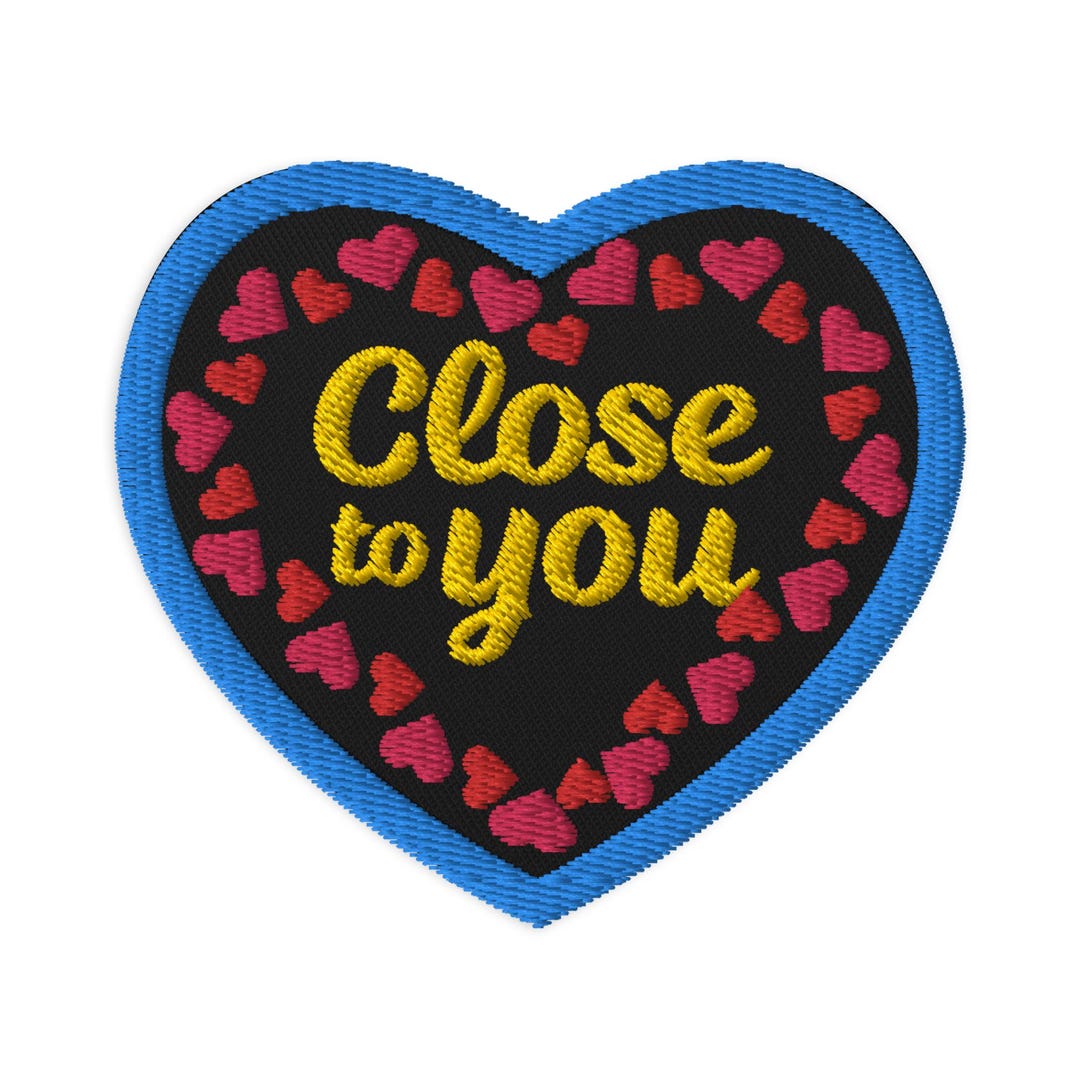 Close to You, Iron-on Embroidered Patches Inspired by Gracie Abrams - Etsy