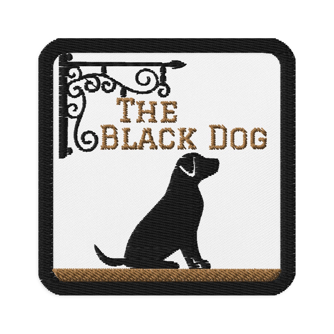 The Black Dog, TTPD, the Tortured Poets Department, Embroidered Patch ...