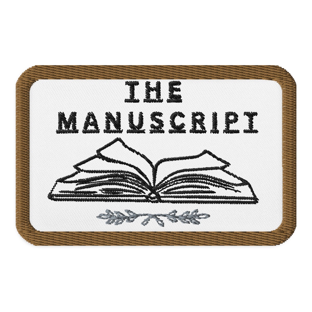 The Manuscript, TTPD, Embroidered Iron-on Patch, Tortured Poets ...