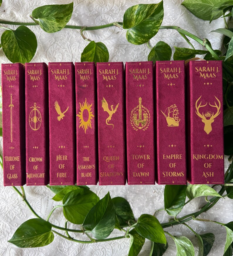Throne of Glass Bookbinding Cover Design. PNG - Etsy