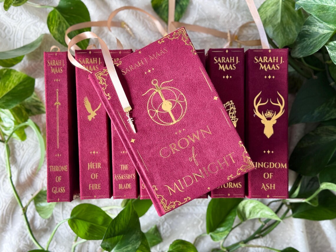 Throne of Glass Bookbinding Cover Design. PNG - Etsy