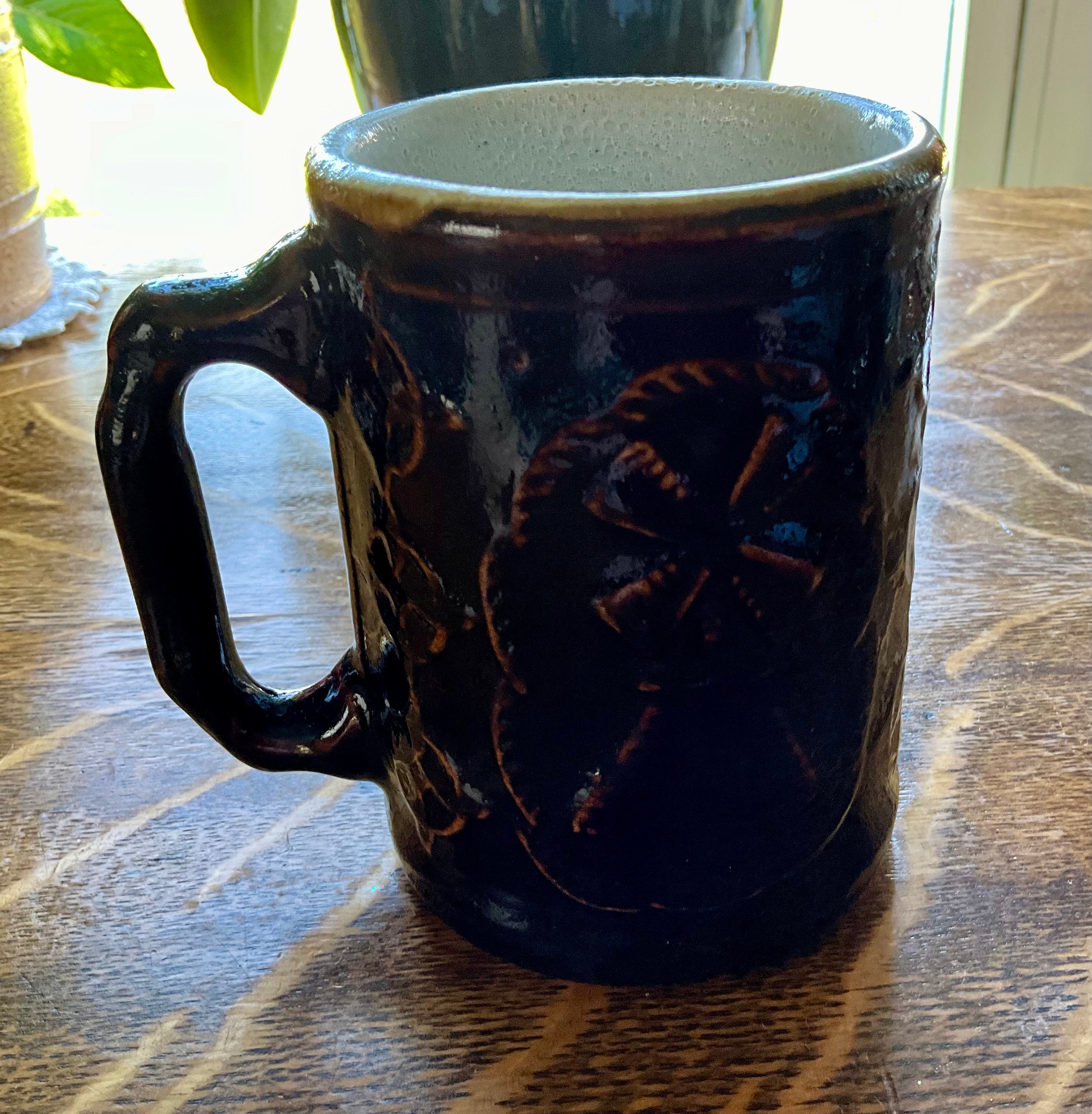 Antique Burley & Winter Pottery Crooksville Ohio Mug Sailor Smoking ...