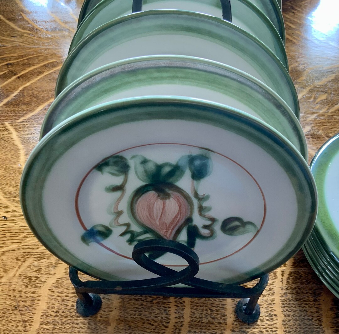 John B. Taylor harvest Salad Plates Pottery Stoneware - Etsy