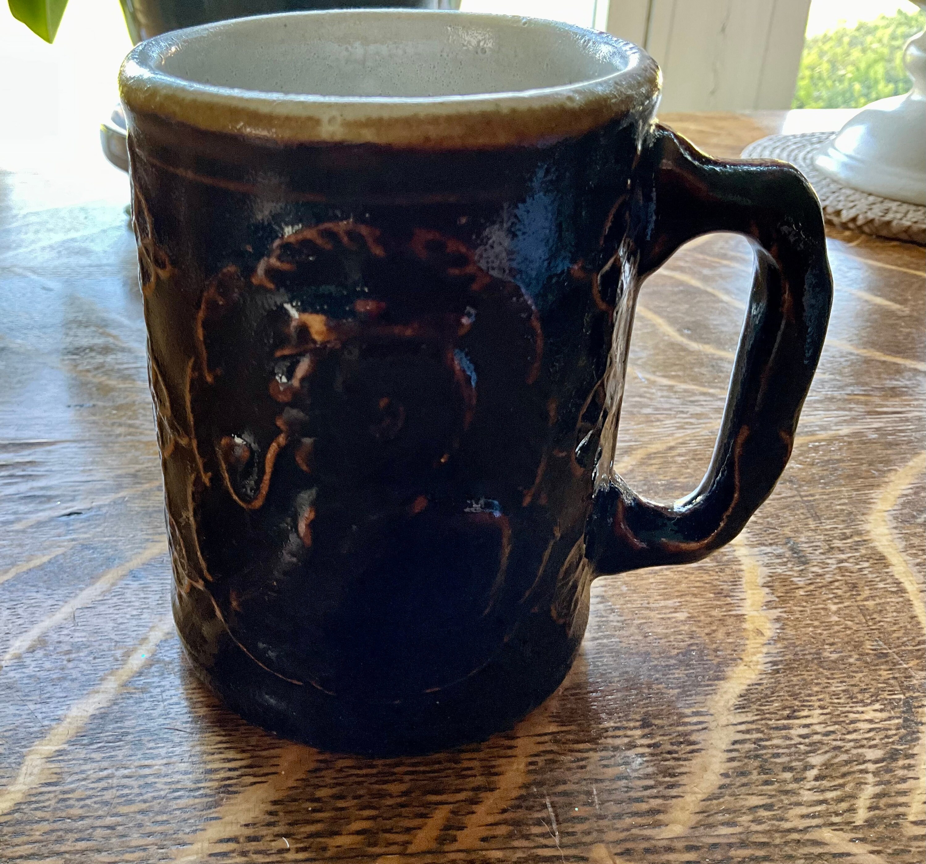 Antique Burley & Winter Pottery Crooksville Ohio Mug Sailor Smoking ...