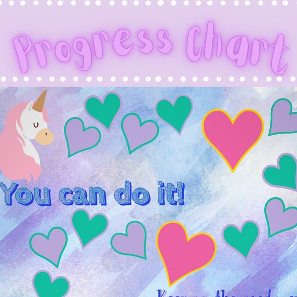 Kids Progress Chart - Etsy