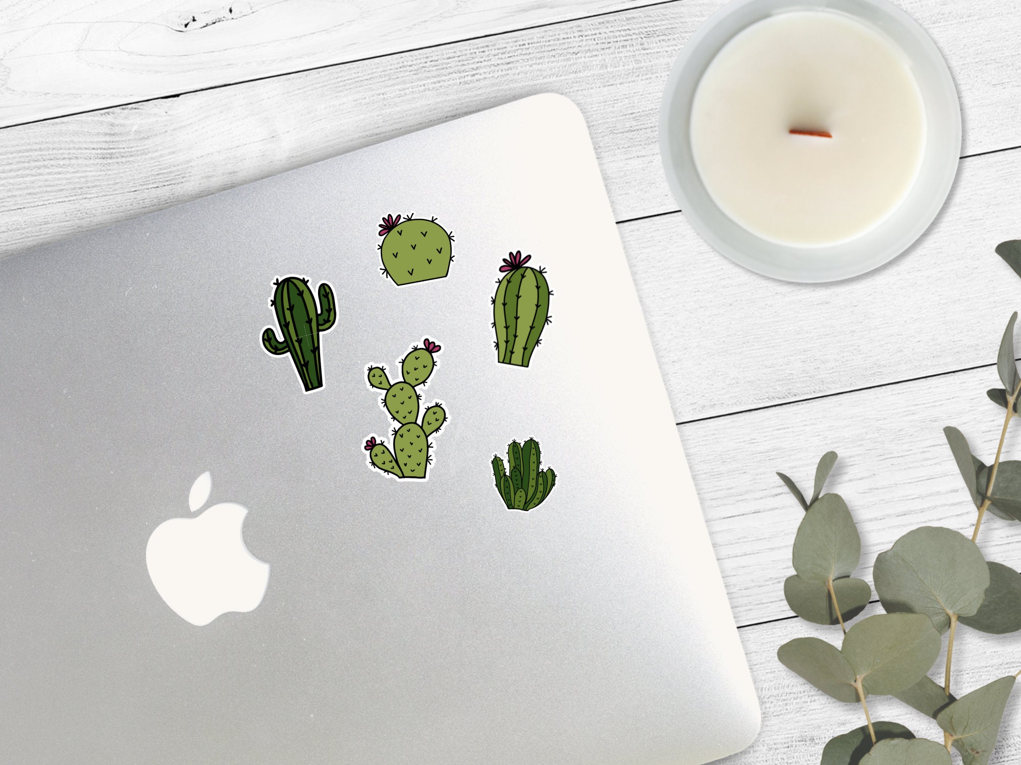 Mini Cacti Sticker Pack 10 PCS Waterproof Sticker Tiny - Etsy Australia