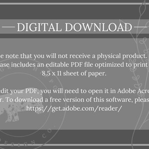 PRINTABLE Planner Tabs, EDITABLE Planner Tabs, Divider Tabs, Household ...