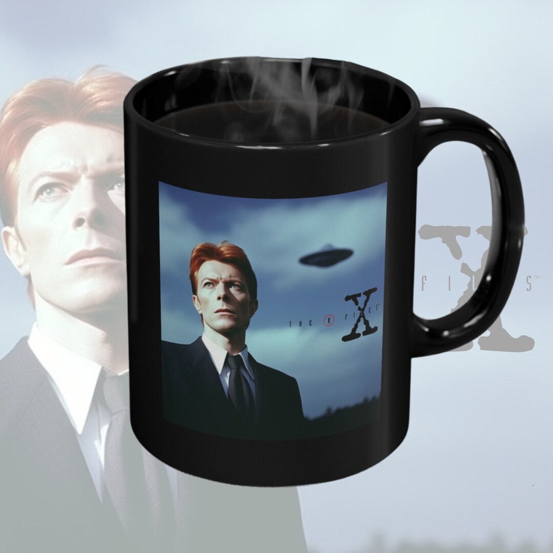 David Bowie Mug, David Bowie the X Files Mug, the X Files Mug - Etsy