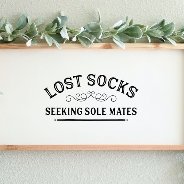 Lost Socks Sign - Etsy
