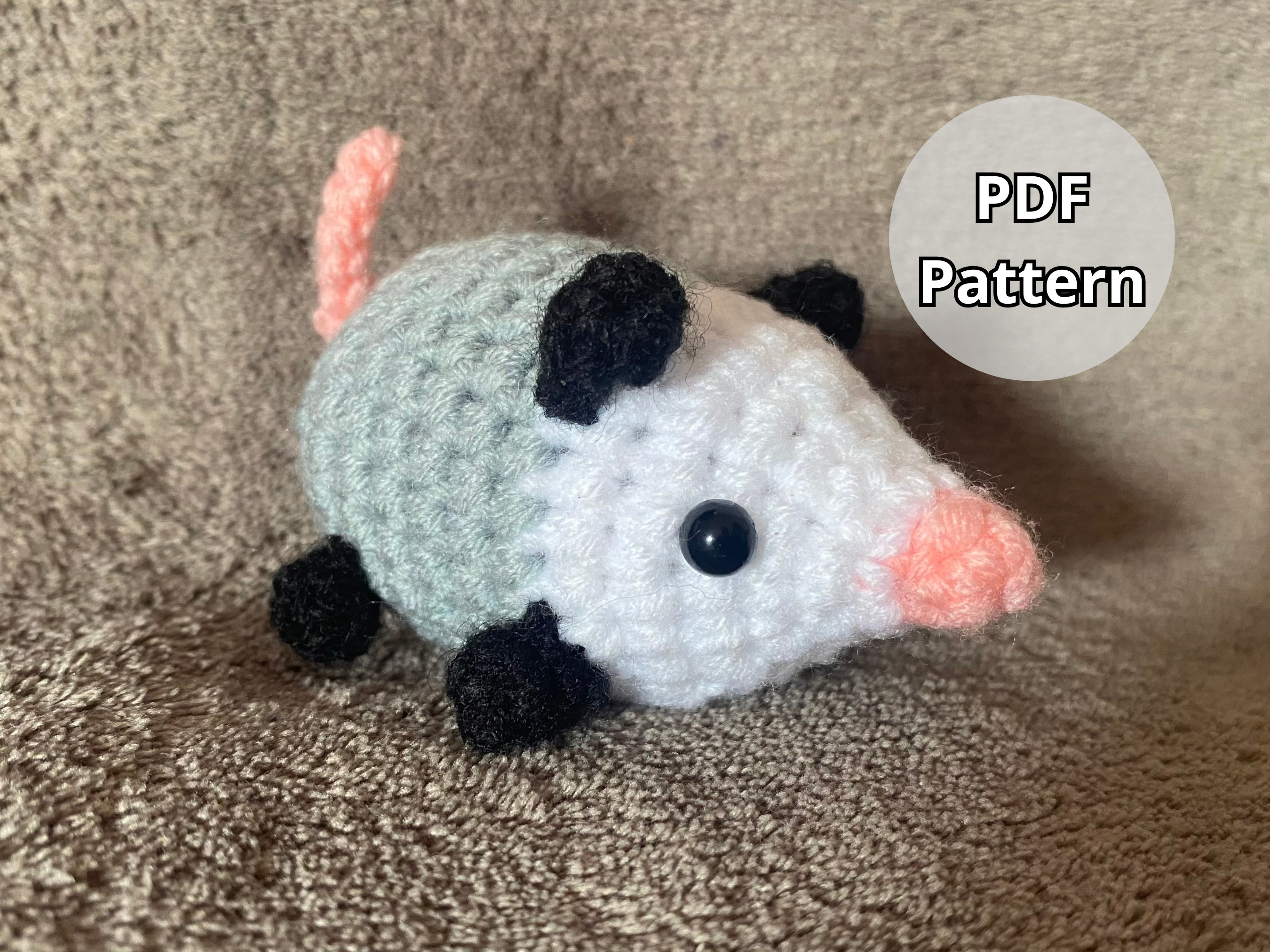Crochet Possum Pattern PDF Pattern for Possum Crochet Pattern - Etsy