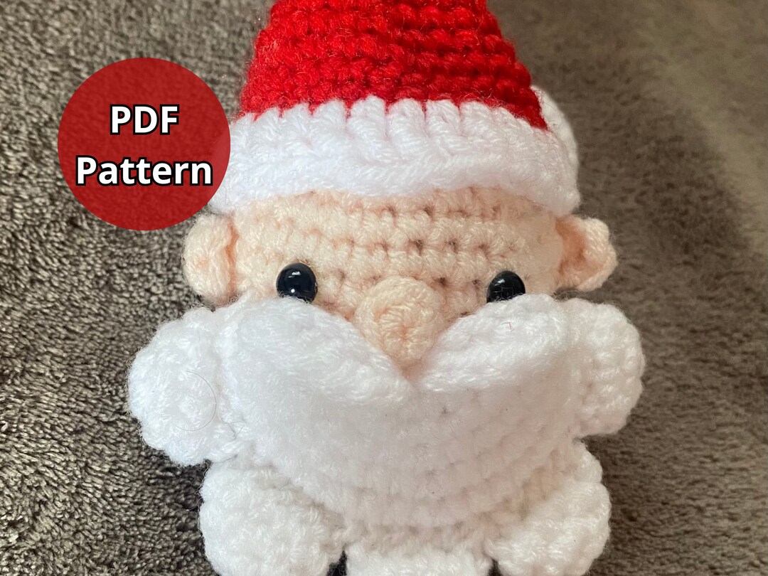 Santa Crochet Pattern Amigurumi Pattern of Santa for Christmas Baby ...