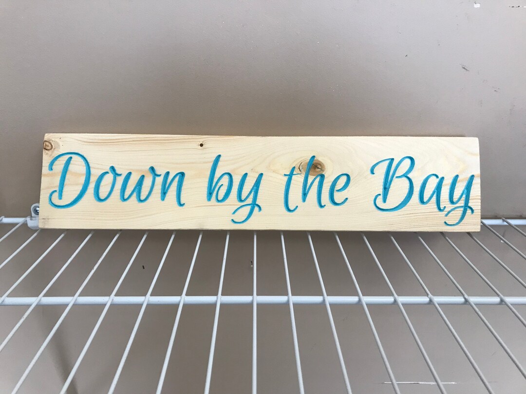Down by the Bay Sign - Etsy