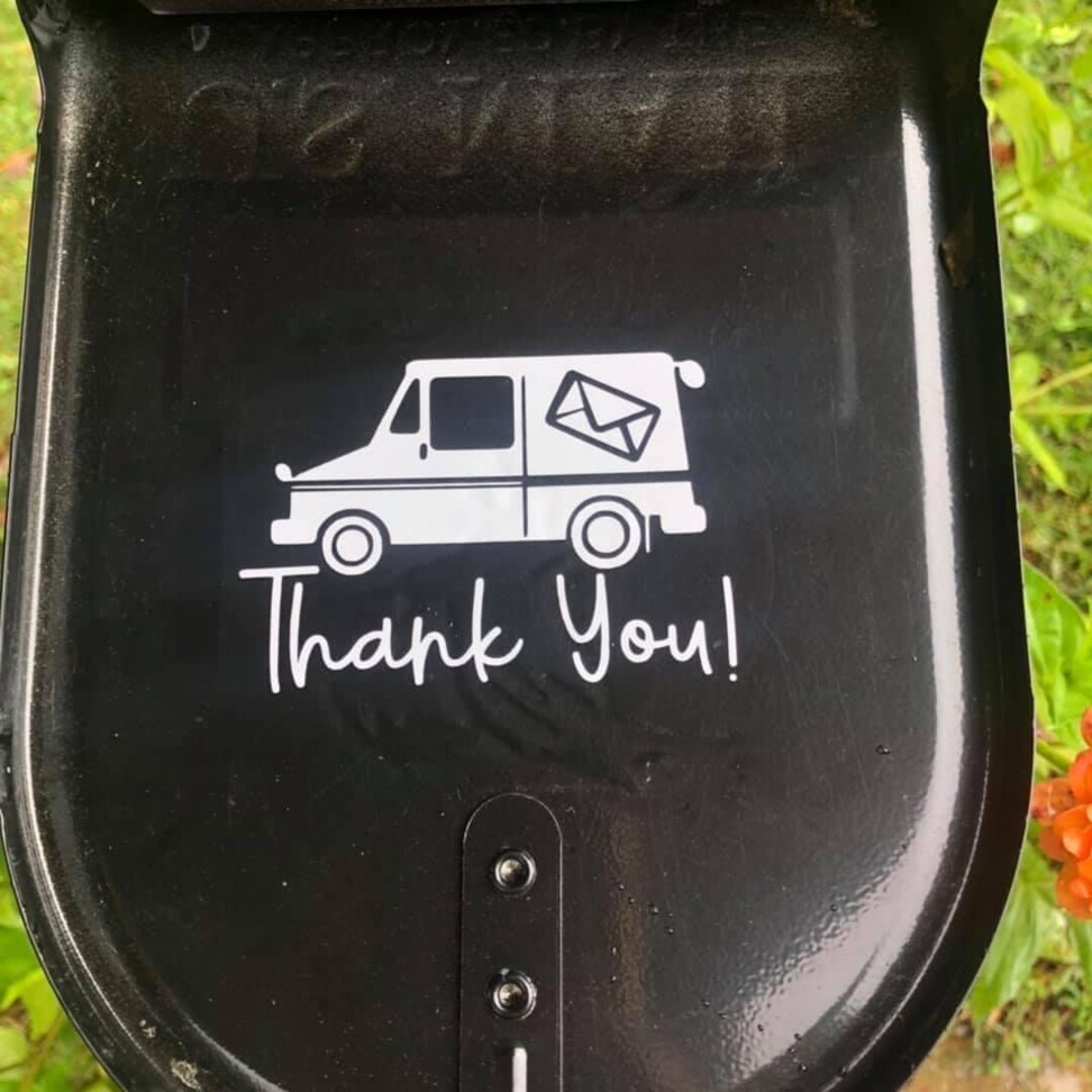 Mailbox Sticker/ Postal Service Thank You/ Usps Thank You Decal ...