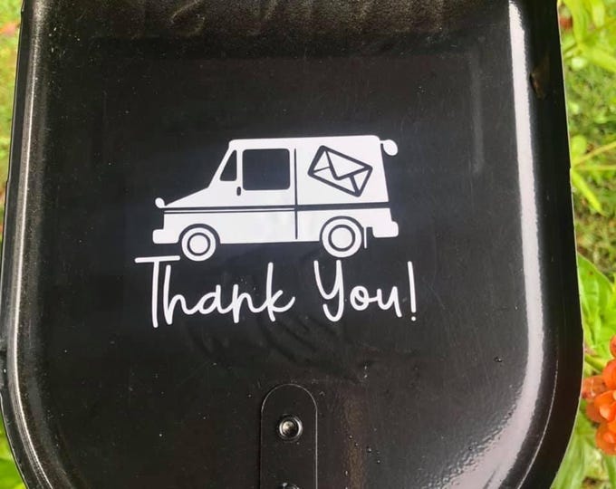 Mailbox Sticker/ Postal Service Thank You/ Usps Thank You Decal ...