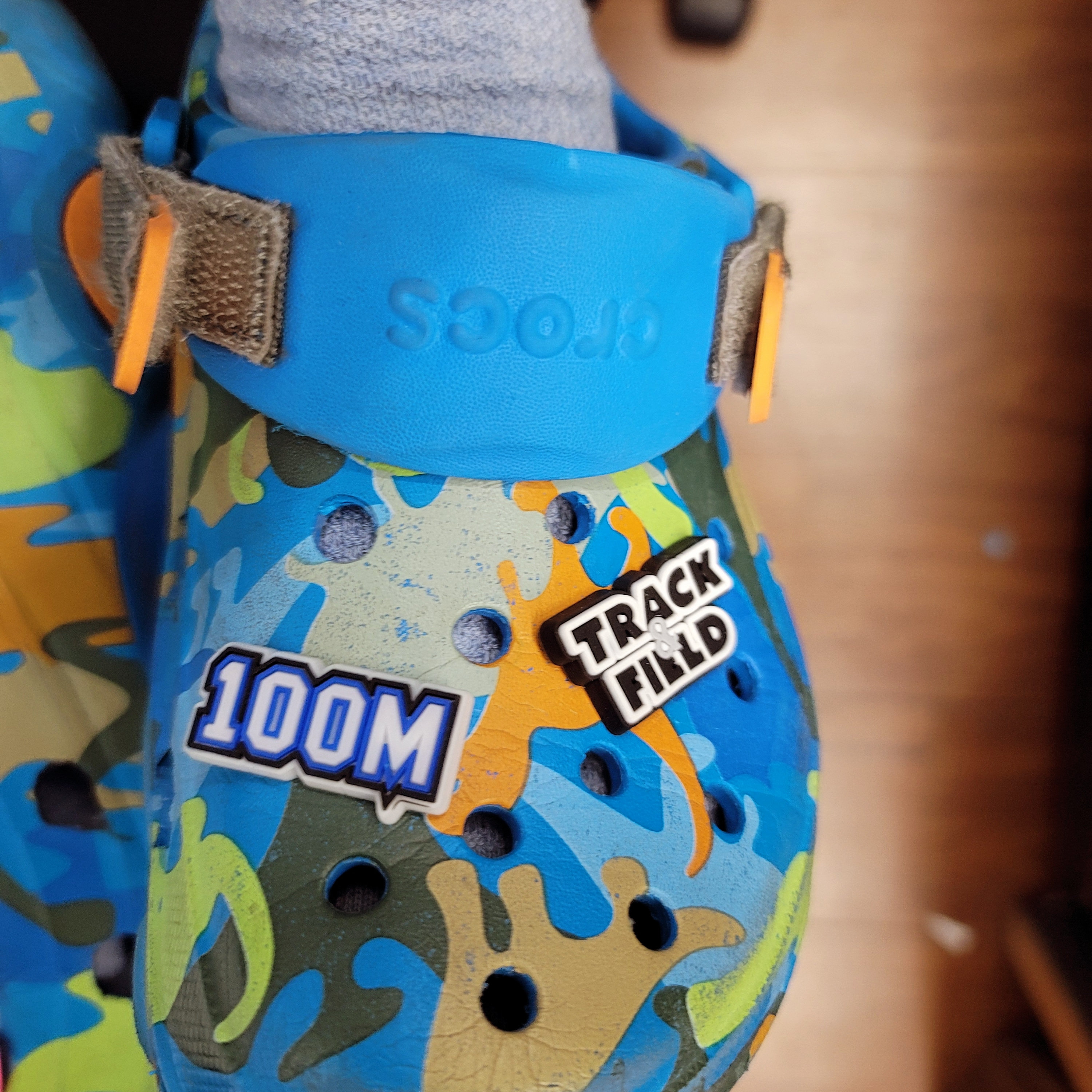 Track & Field Croc Charms pack of 4, Sprint Charms, Running, Mid/long ...