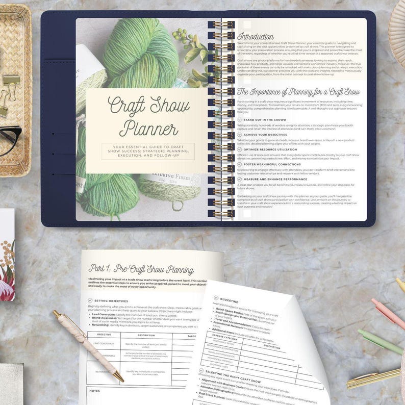 Printable Craft Show Planner, Craft Fair Planning Checklist for Small Business, Vendor Market ...