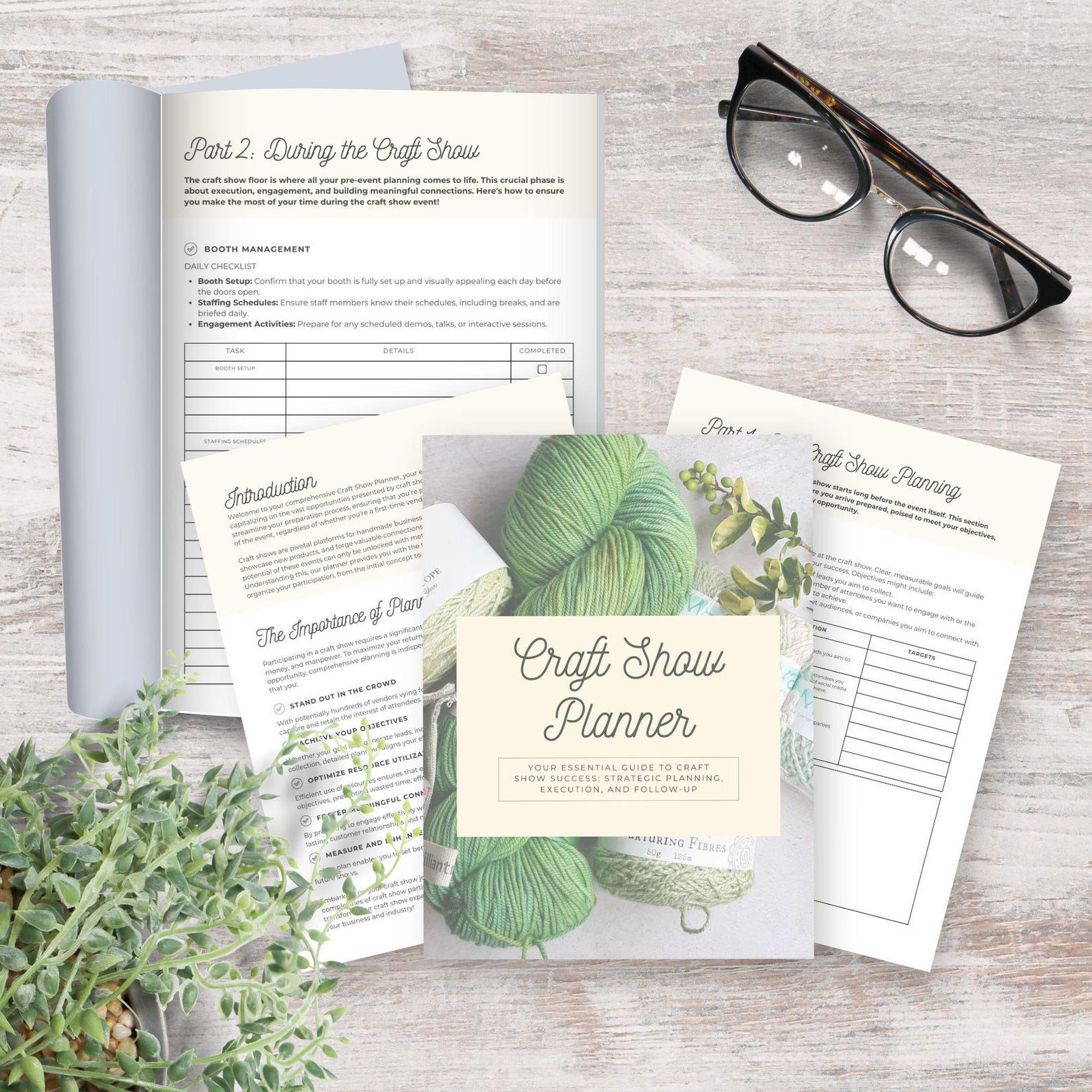 Printable Craft Show Planner, Craft Fair Planning Checklist for Small ...