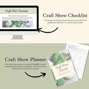 Printable Handmade Craft Show Planning Bundle, Crafting Vendor Fair ...