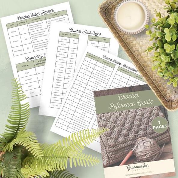 Printable Crochet Cheat Sheet: Beginner Crochet Reference Guide (PDF ...