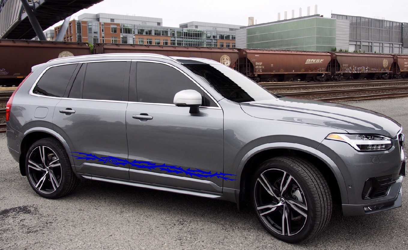 Set of Stickers Decal Stripe Body Kit Sport Side Door Sticker Racing ...