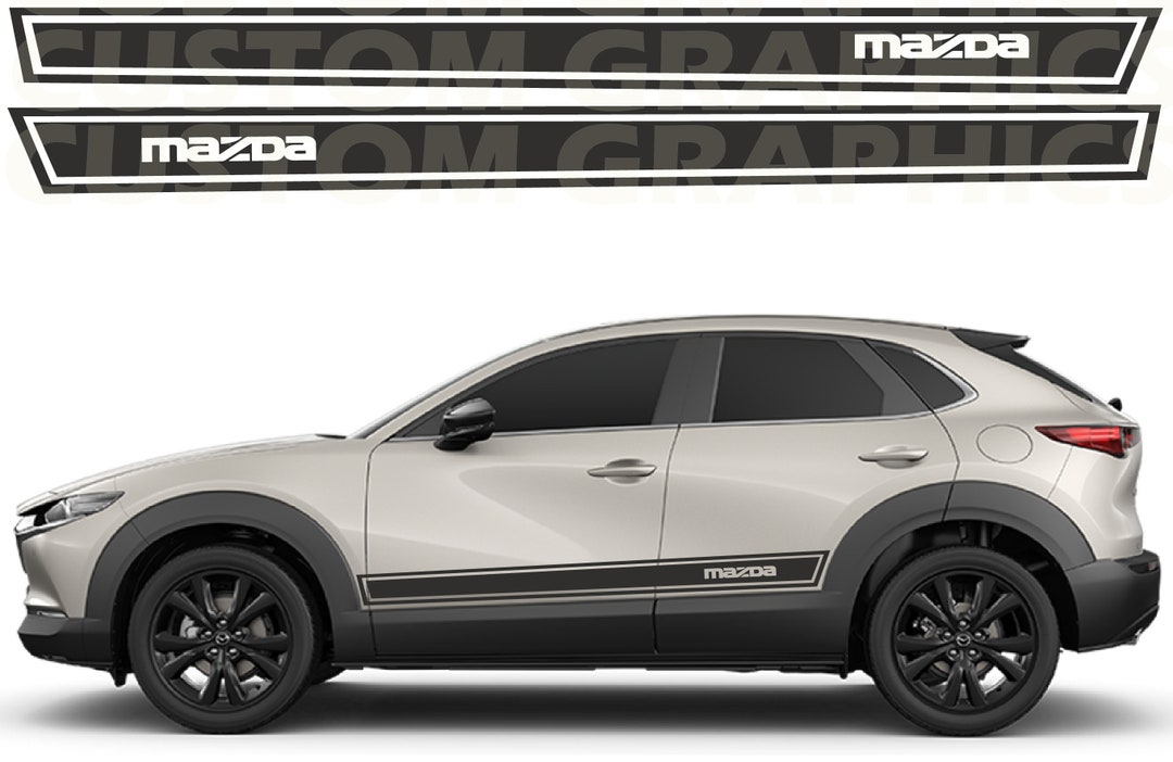 Exclusive Side Stripe Decal Graphic Sticker Kit Compatible With Mazda ...