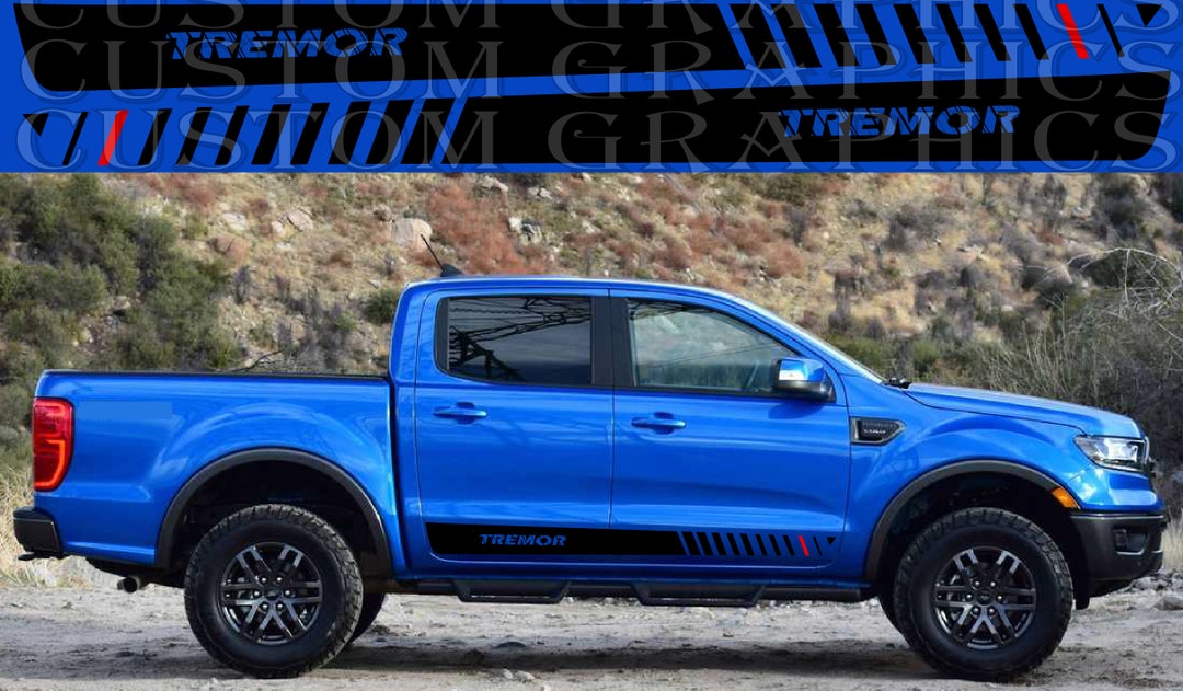 Custom Auto Vinyl Graphics Compatible With Ford Ranger Tremor - Etsy