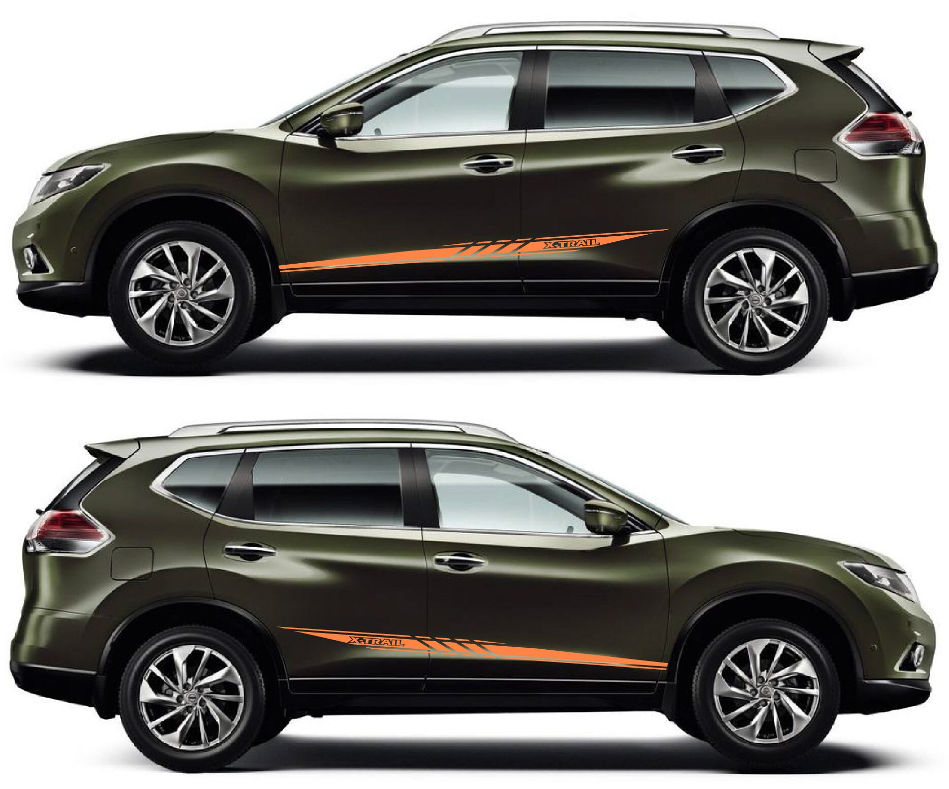 Side Door Stripe Custom Kit Stickers Set Kit Compatible With Nissan X ...
