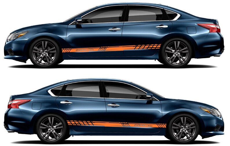 Custom Design Side Stripe Decal Graphic Sticker Kit Compatible With ...