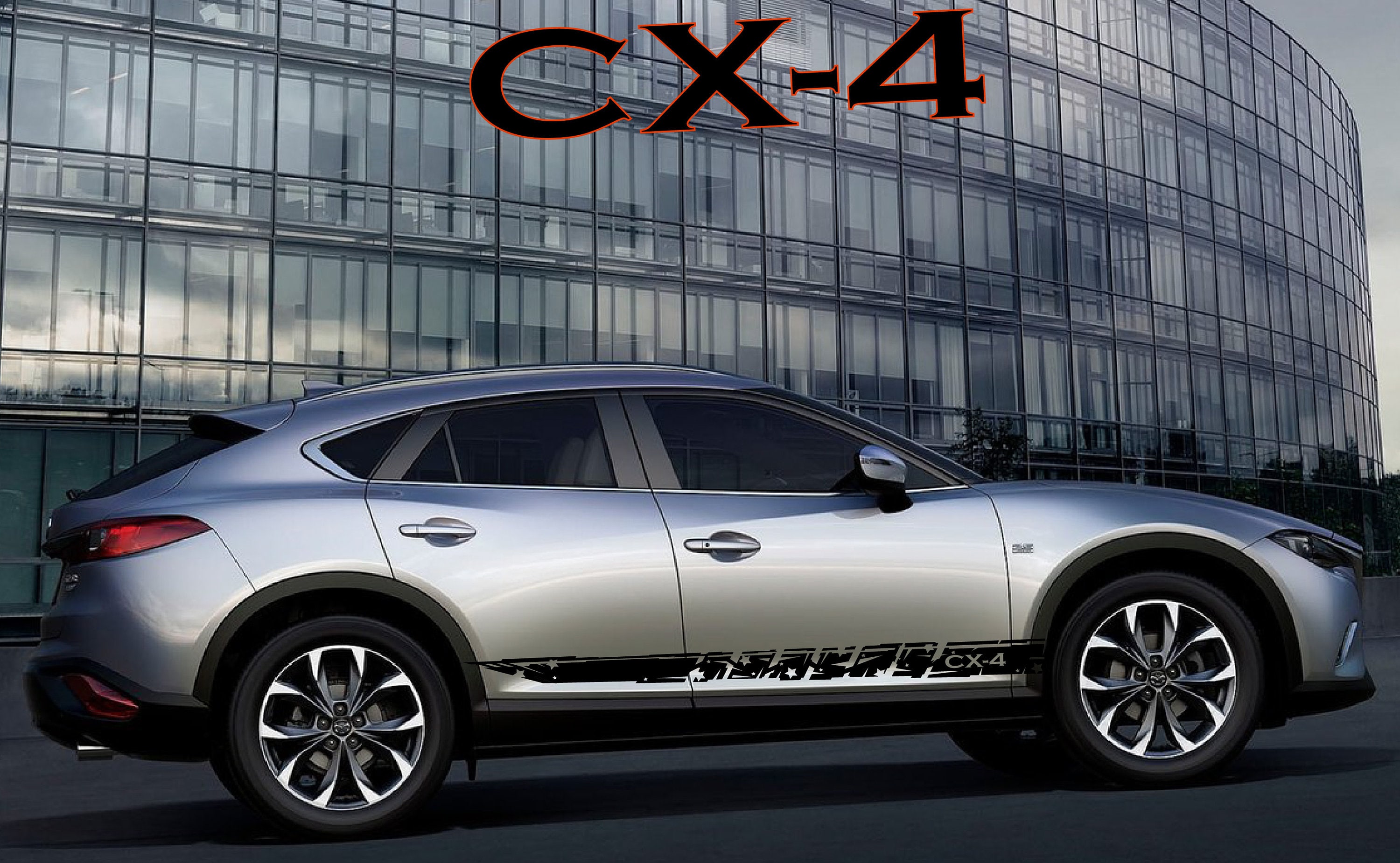 Exclusive Tribal Side Door Stripe Custom Kit Stickers Set Kit Compatible With Mazda Mx-5 Cx-5 Cx ...