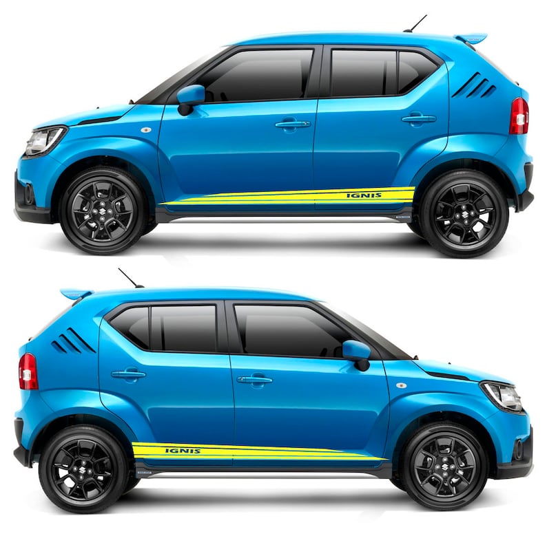 Set of Stickers Decal Stripe Body Kit Sport Side Door Sticker - Etsy