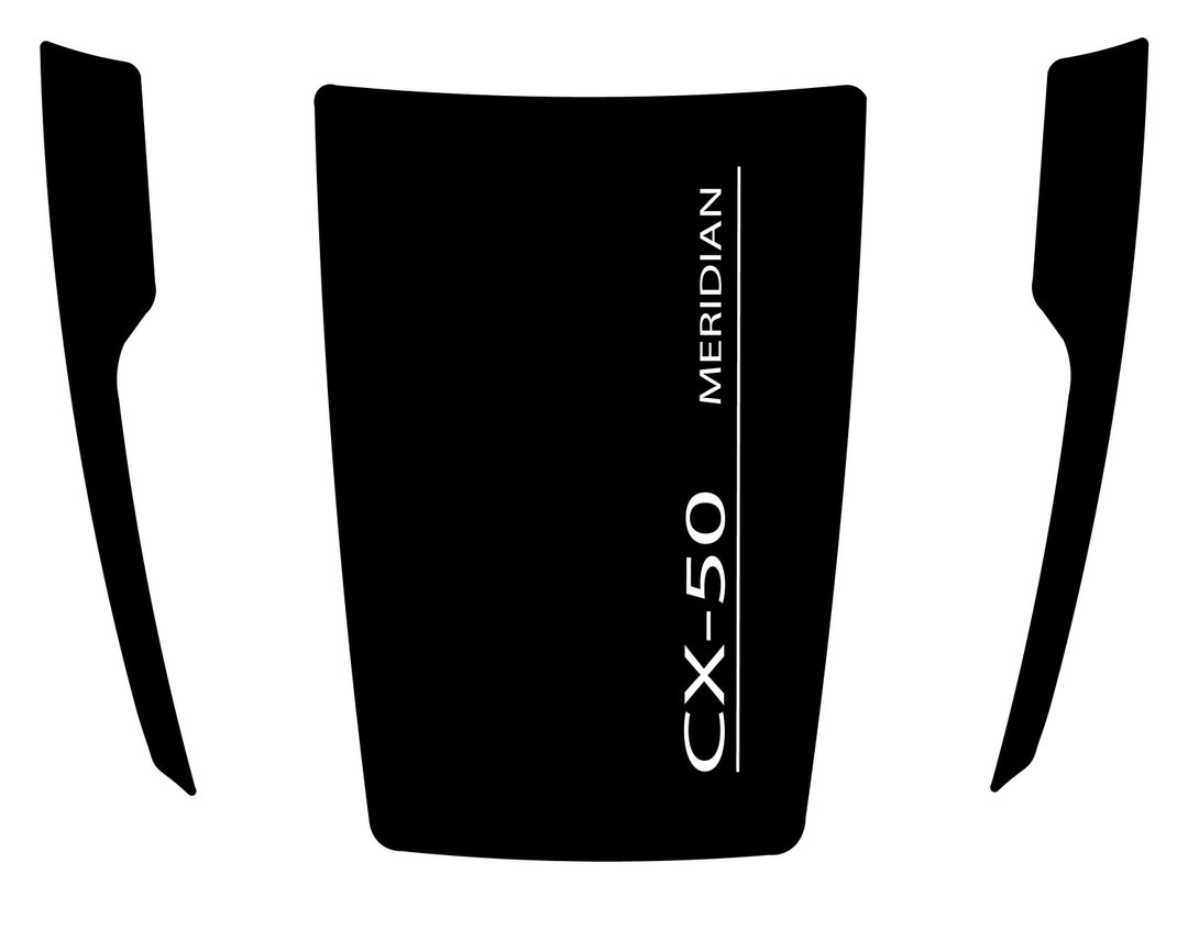 Exclusive Hood Decals Graphics Sticker Kit Compatible With Mazda CX-50 ...