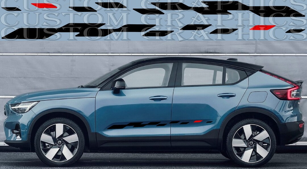 New Exclusive 2X Side Door Stripe Vinyl Decal Graphic Sticker Kit ...