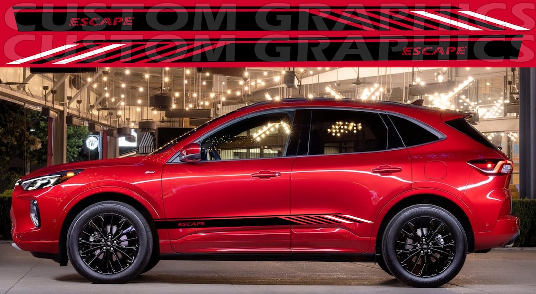 Personalize Your Drive: Car Vinyl Wraps Compatible With Ford Escape - Etsy