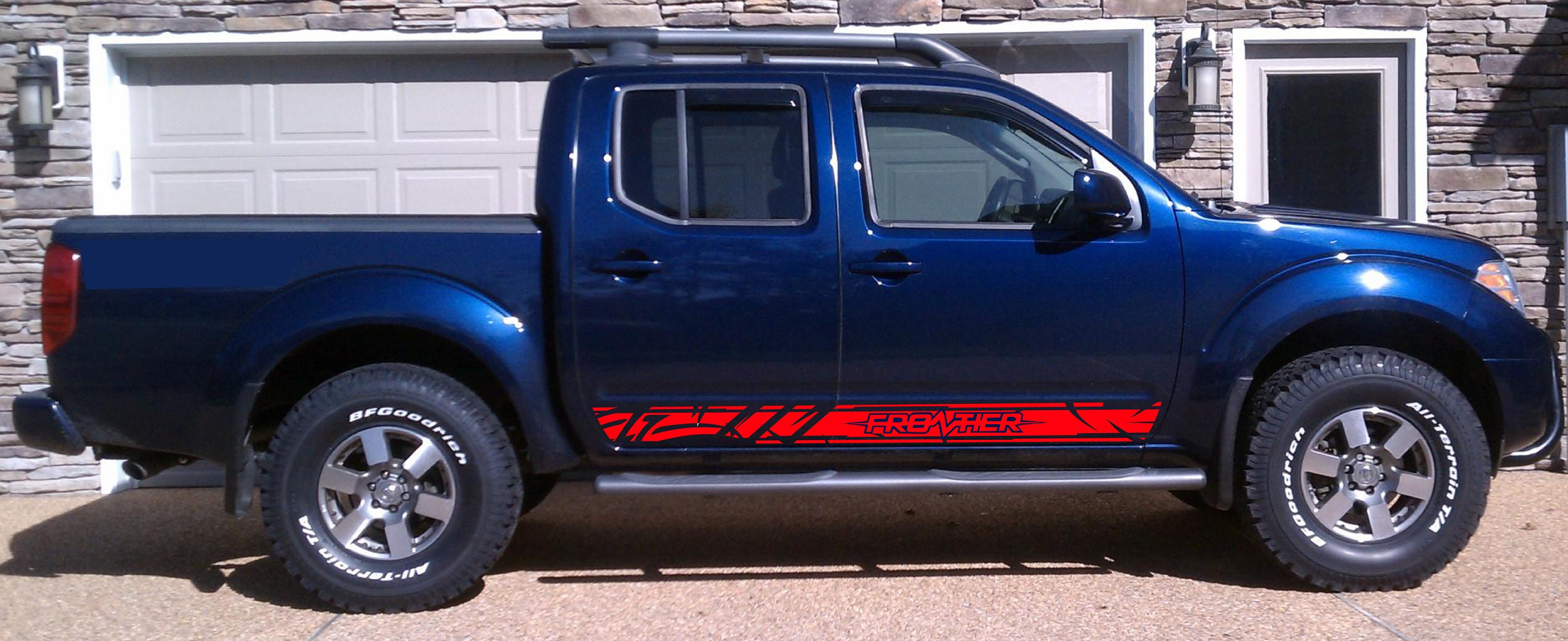 Exclusive Side Stripe Decal Graphic Sticker Kit Compatible With Nissan ...