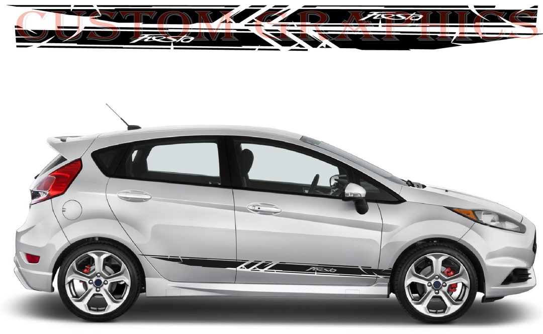 Ford Fiesta Side Stripe Decal Set: Sport Racing Design - Etsy